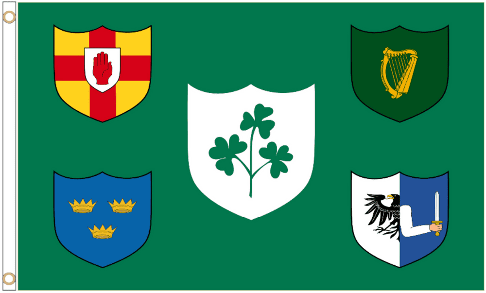 Ireland Rugby Union Four Provinces Polyester Flag