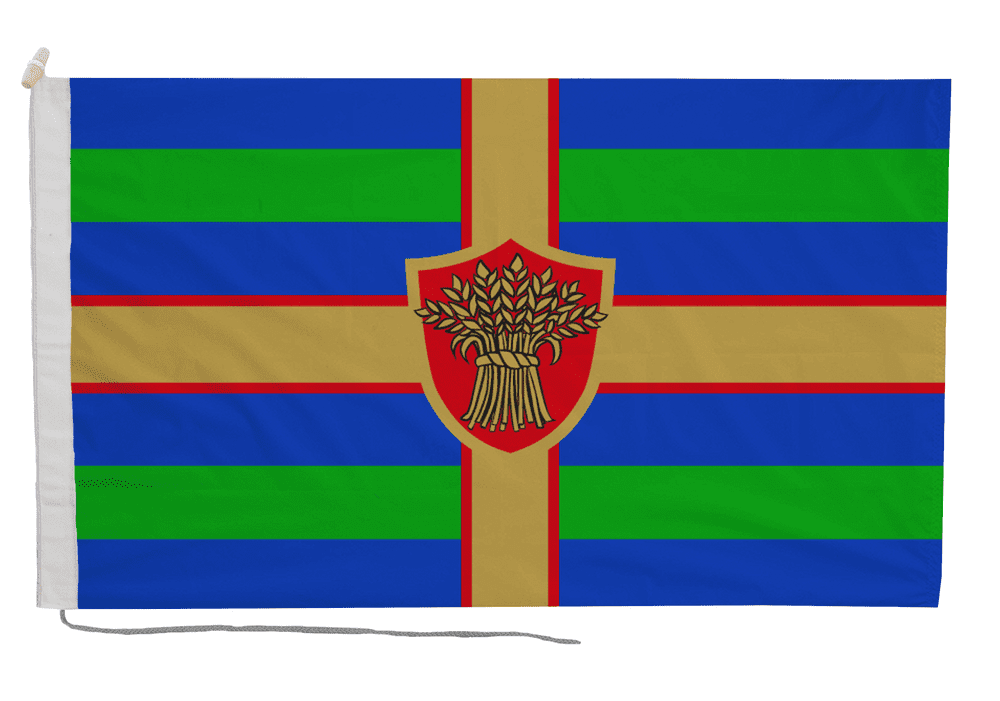 Isle of Axholme Flag with Rope & Toggle