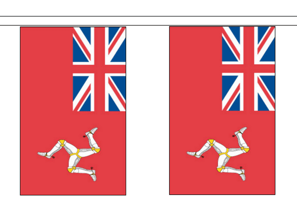 Isle of Man Red Ensign 10m Flag Bunting