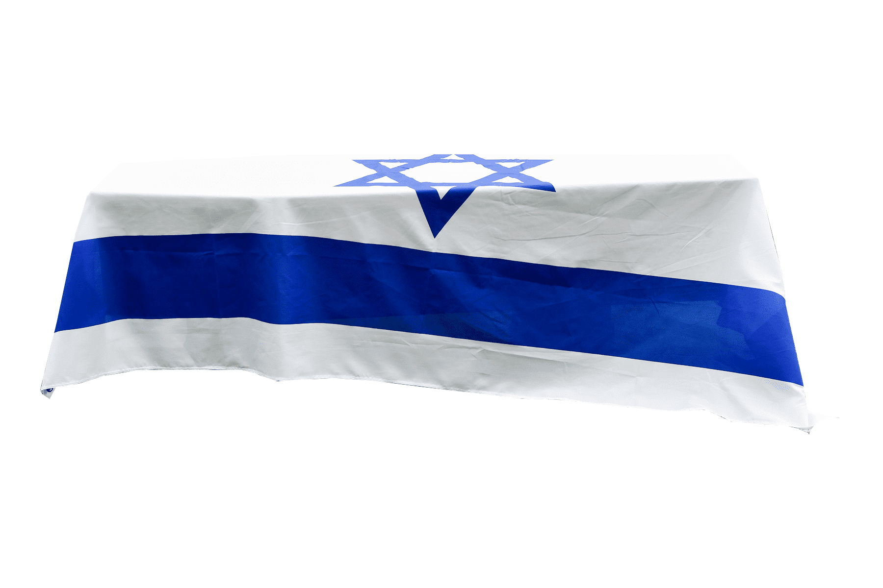 ISRAEL FLAG COFFIN DRAPE