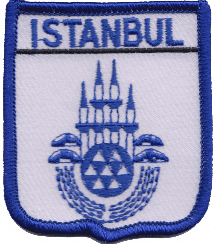 Istanbul Turkey Shield Embroidered Patch a377