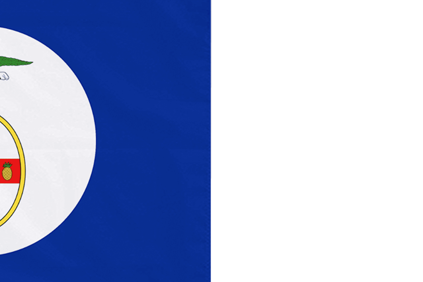 Jamaica 1875 to 1906 Flag with Eyelets