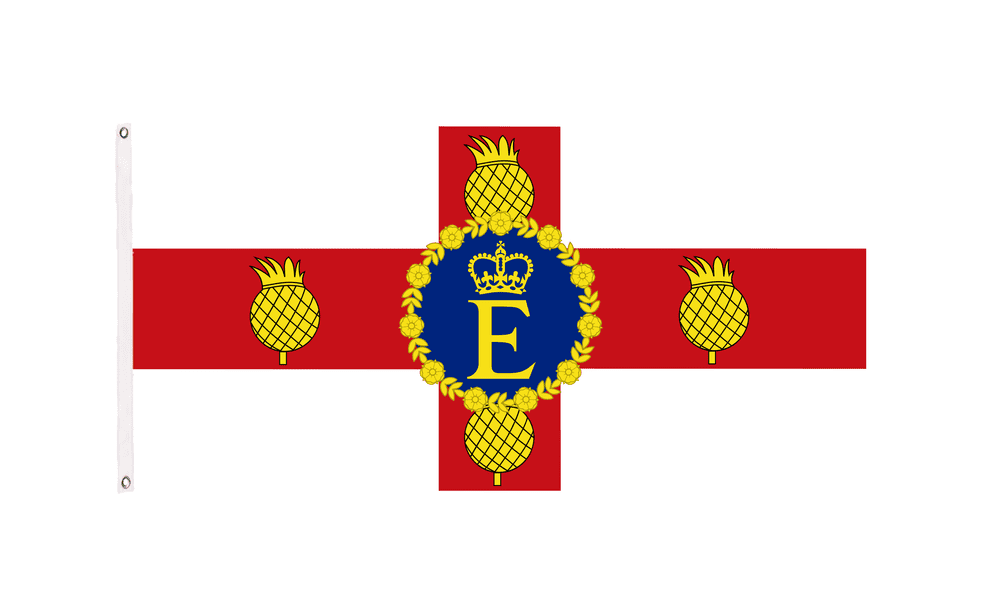 Jamaica Personal Flag of HM The Queen Flag with Eyelets