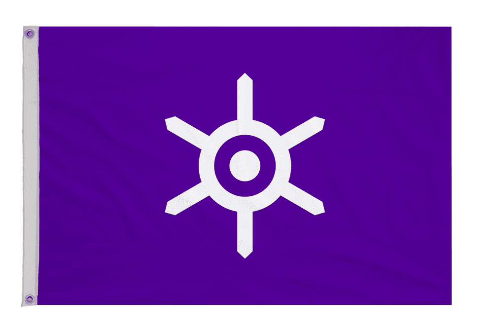 Japan Capital City Tokyo Flag with Eyelets