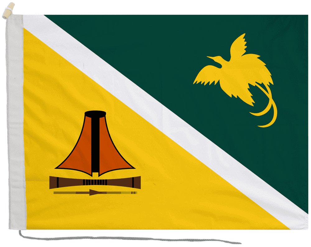 Jiwaka Province Papua New Guinea Flag with Rope & Toggle