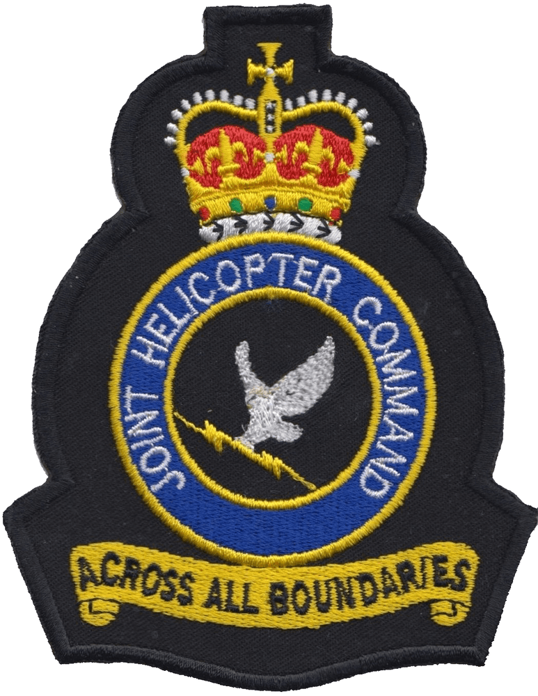 Joint Helicopter Command JHC Crest MOD Embroidered Patch
