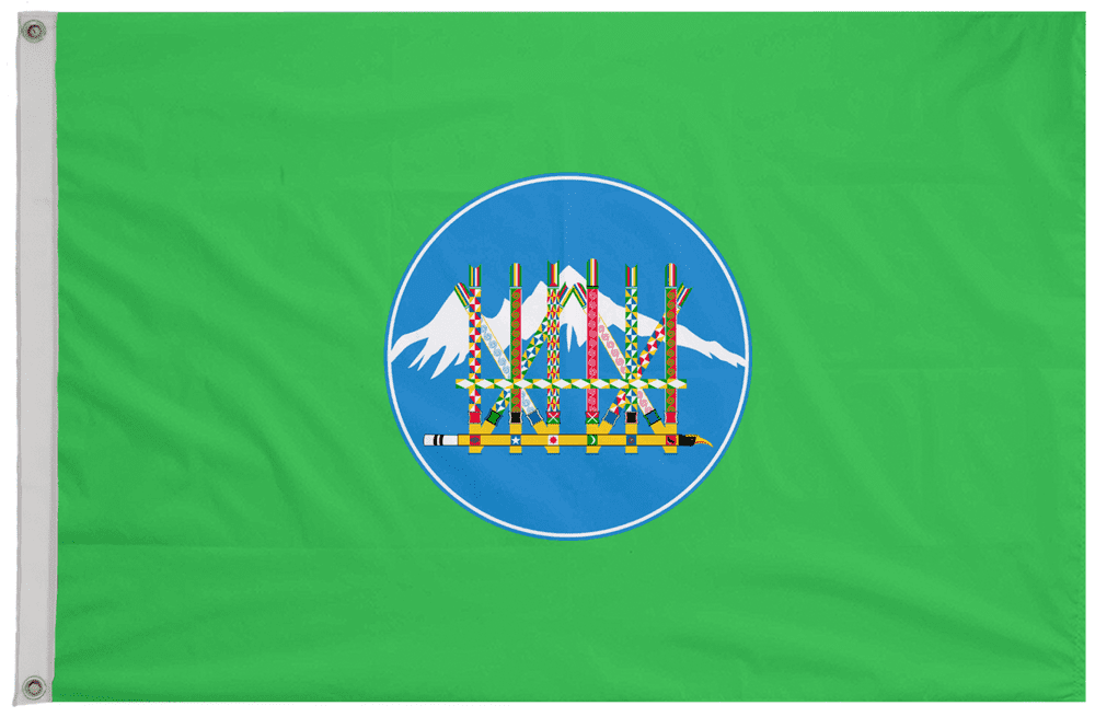 Kachin State Myanmar Flag with Eyelets