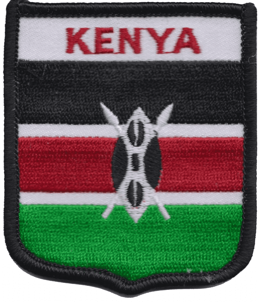 Kenya Embroidered Patch a203