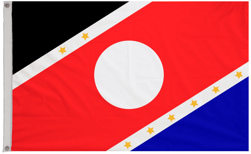 Kiambu Old County Kenya Flag with Eyelets