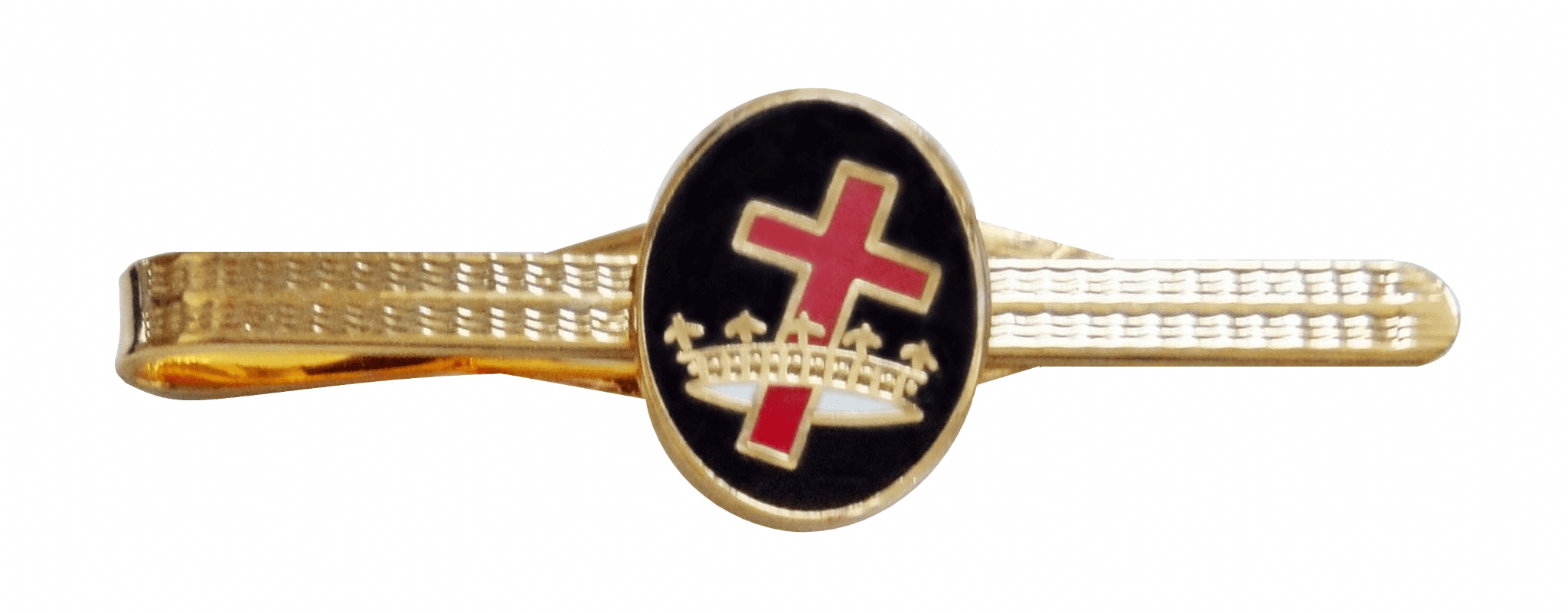Knights Templar Cross & Crown Masonic Freemasonry Tie-Slide