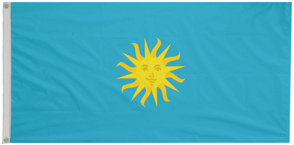 Koper Slovenia Flag with Eyelets