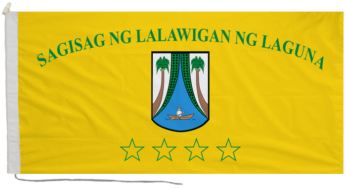 Laguna Province Philippines Flag with Rope & Toggle