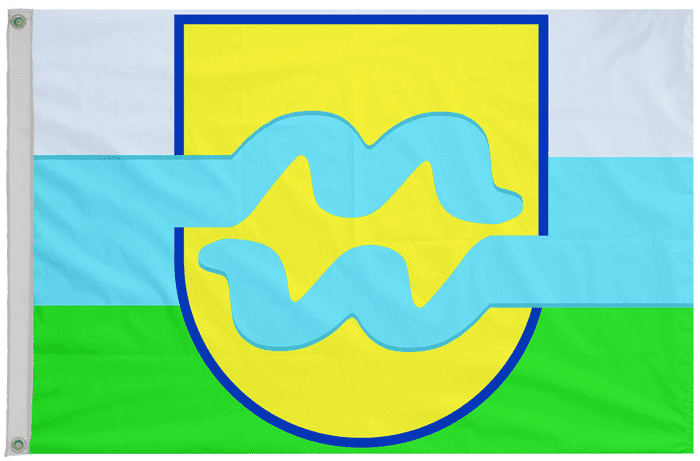 Land van Maas en Waal Region Netherlands Flag with Eyelets