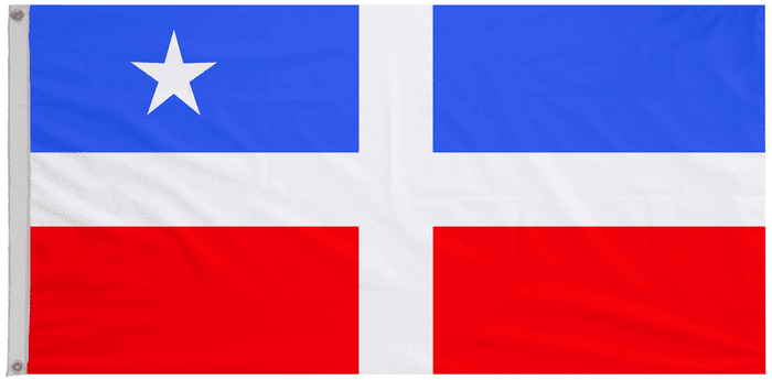 Lares Puerto Rico Flag with Eyelets