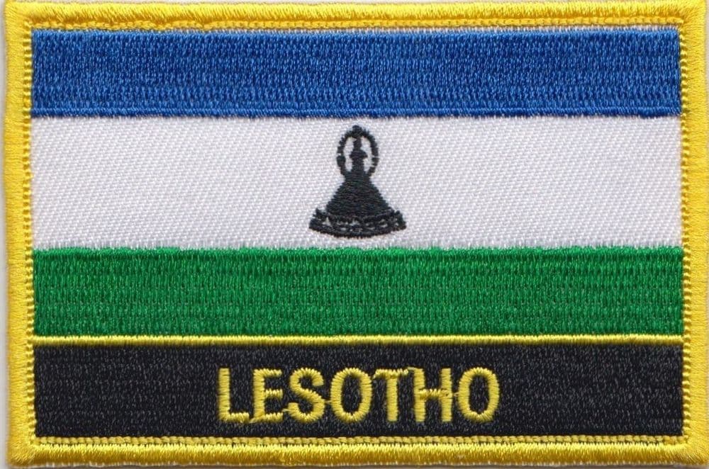 Lesotho Embroidered Rectangular Patch