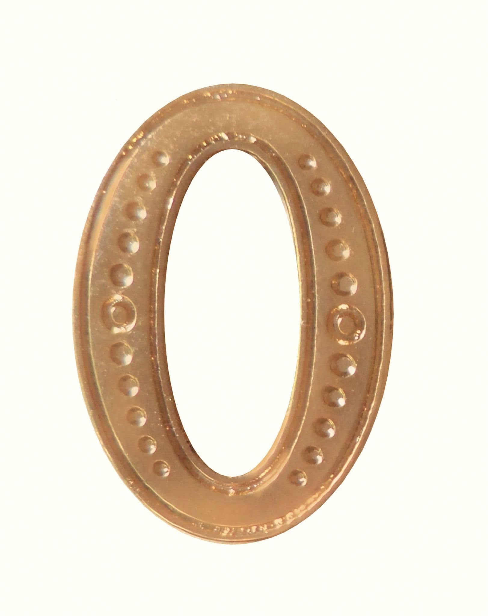 Letter O Gilded Orange Order Collarette Character - W063/GO