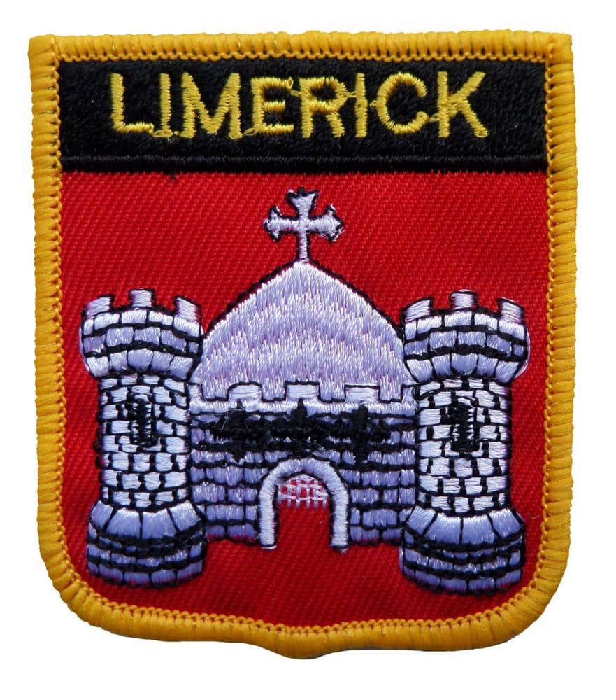 Limerick Ireland Shield Embroidered Patch