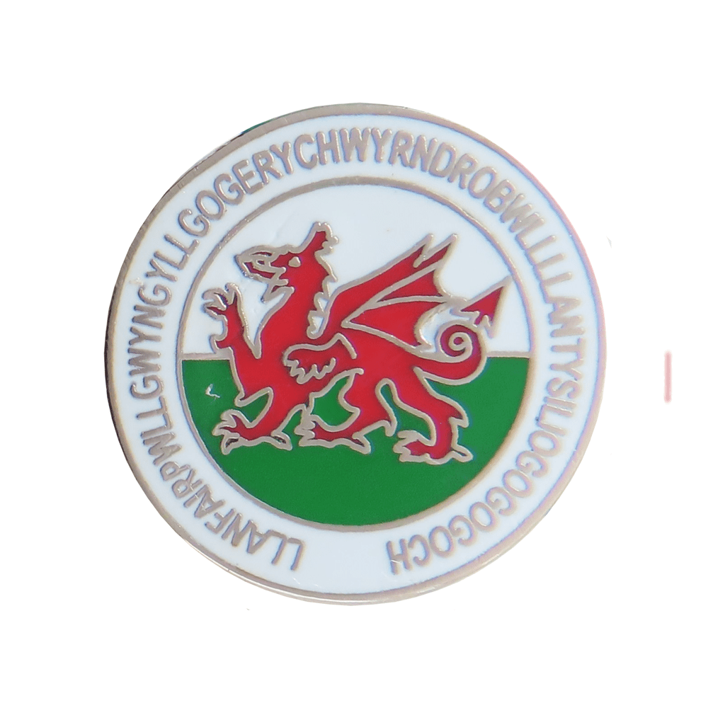 Llanfair P G Pin Badge
