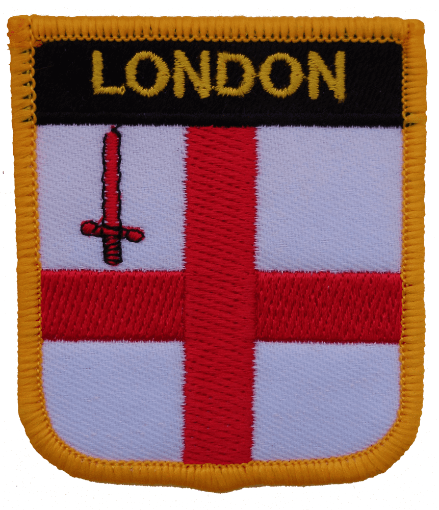 London England & United Kingdom Shield Embroidered Patch