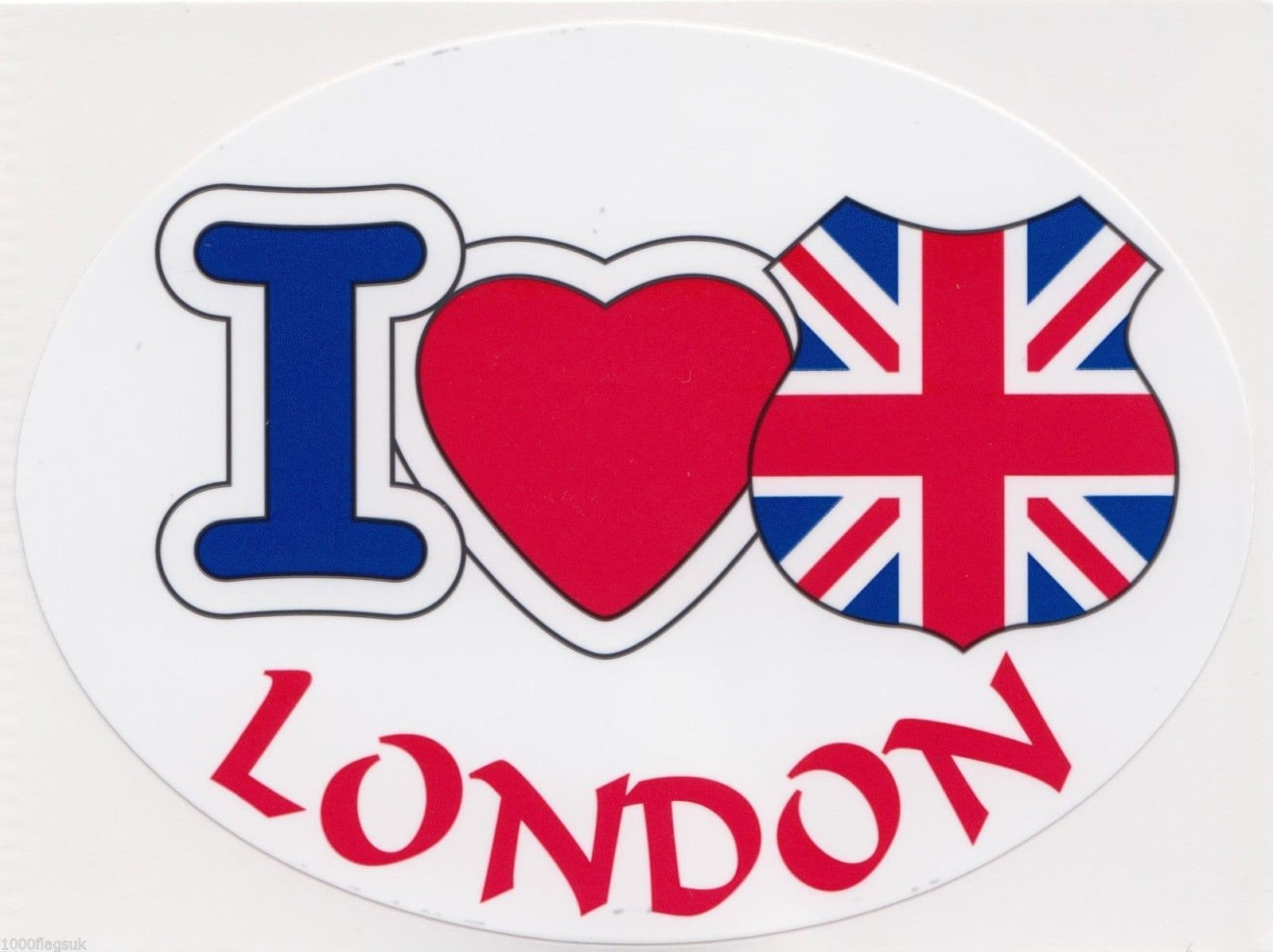 London Love Car External Sticker