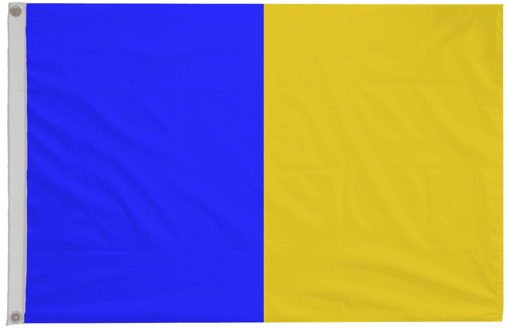 Longford GAA County Colours Ireland Flag with Eyelets