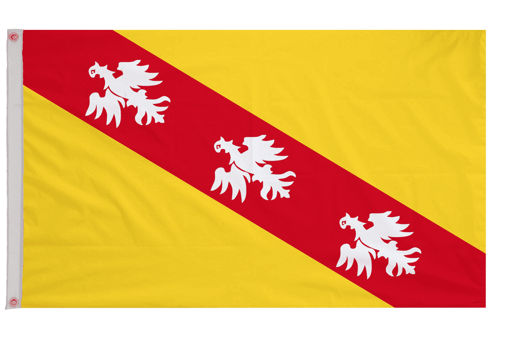 Lorraine France Flag with Eyelets