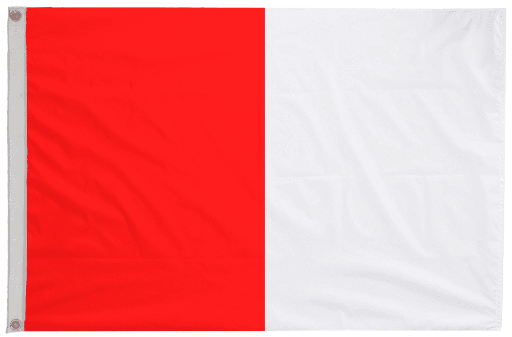 Louth GAA County Colours Ireland Flag with Eyelets