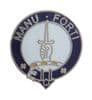 Mackay "Manu Forti" Scottish Clan Name Crest Pin Badge