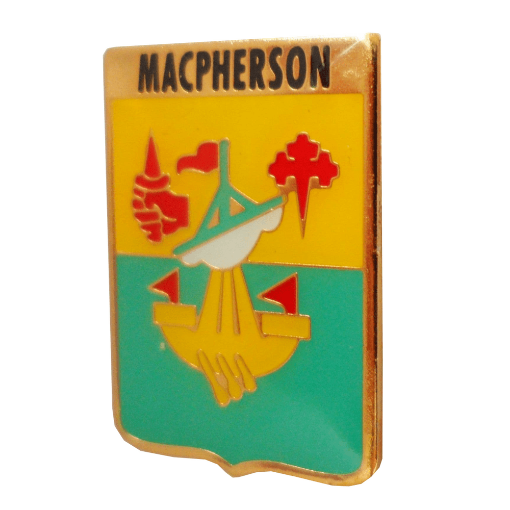 MacPherson Scottish Clan Name Coat of Arms Pin Badge