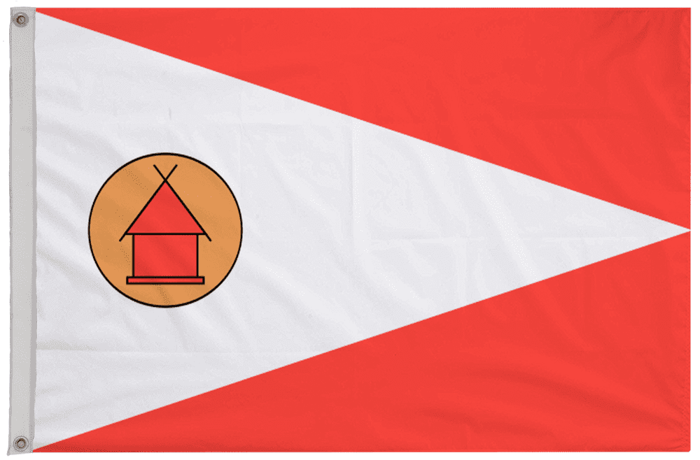 Madagascar Merina People Flag With Eyelets