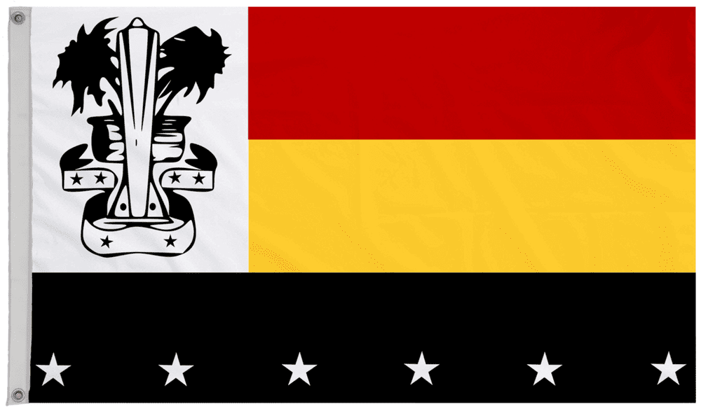Madang Province Papua New Guinea Flag with Eyelets