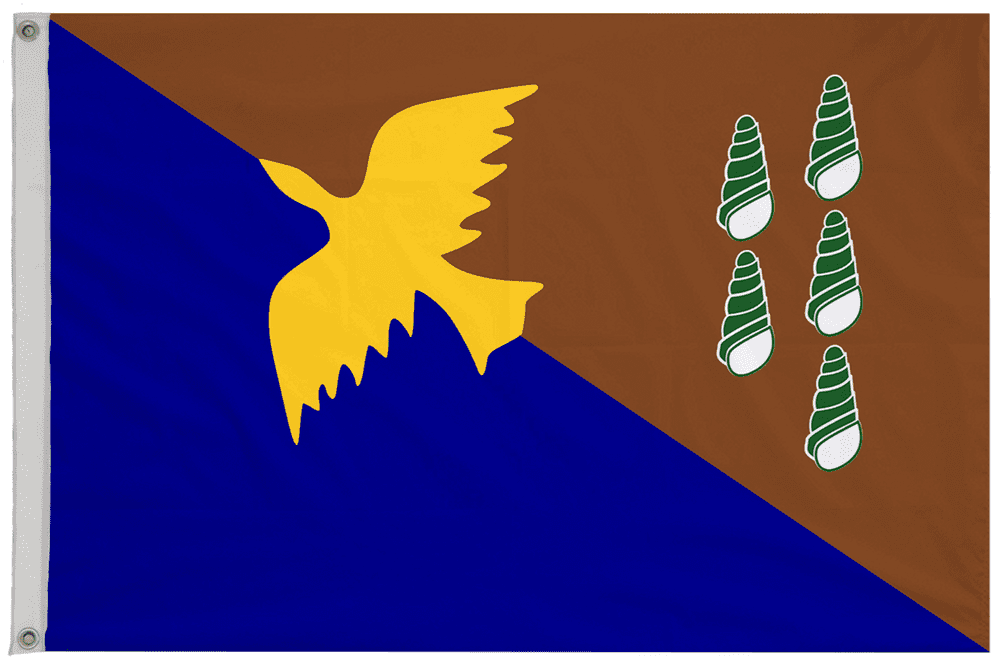 Manus Province Papua New Guinea Flag with Eyelets