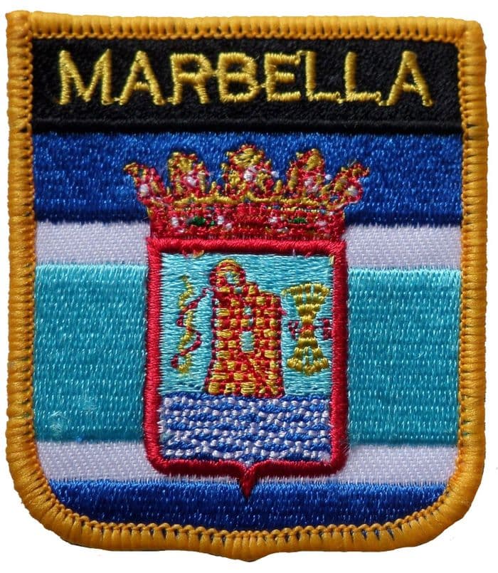 Marbella Spain Shield Embroidered Patch