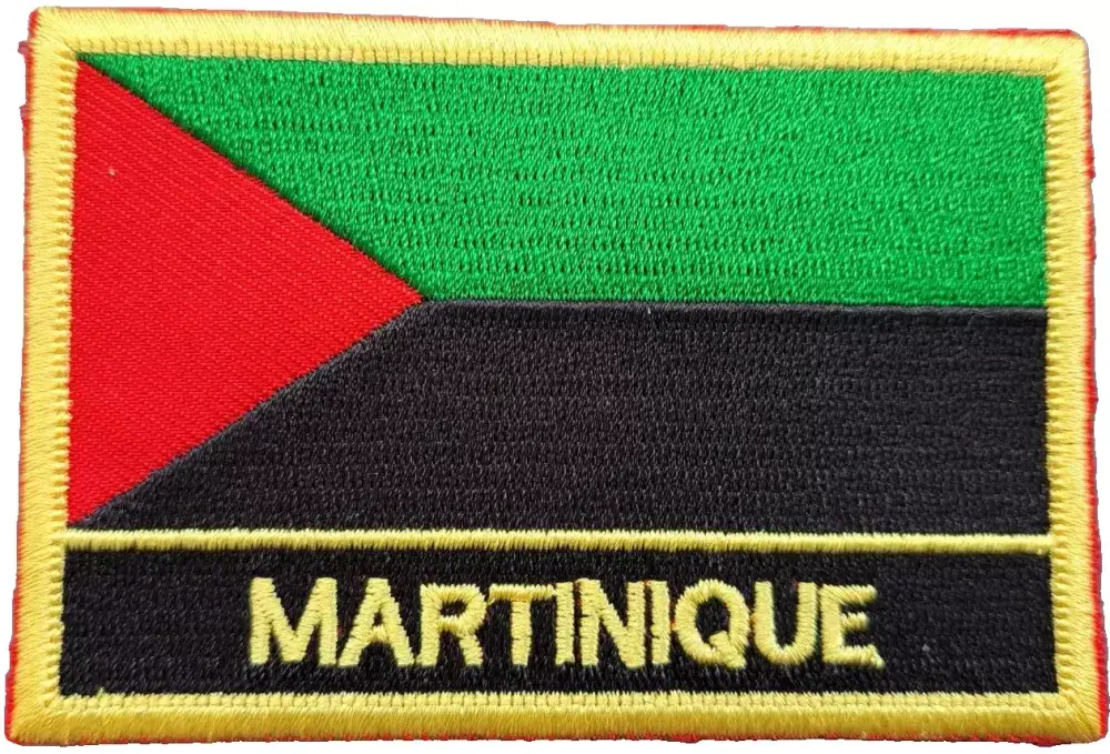Martinique Embroidered Rectangular Patch