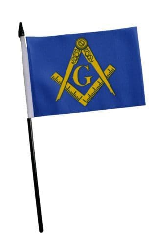 Masonic Small Hand Waving Flag