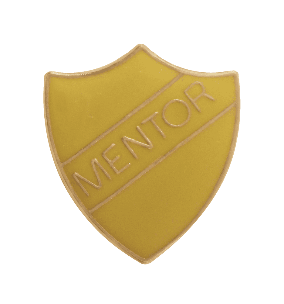 Mentor Yellow Pin Badge