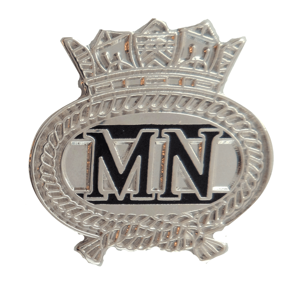 Merchant Navy Crest Lapel Pin Badge
