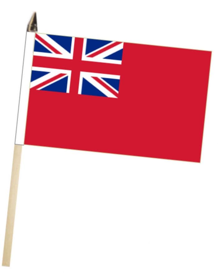 Merchant Navy Red Ensign Large Hand Waving Flag