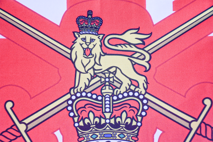 Military Attaché British Army Flag with Eyelets