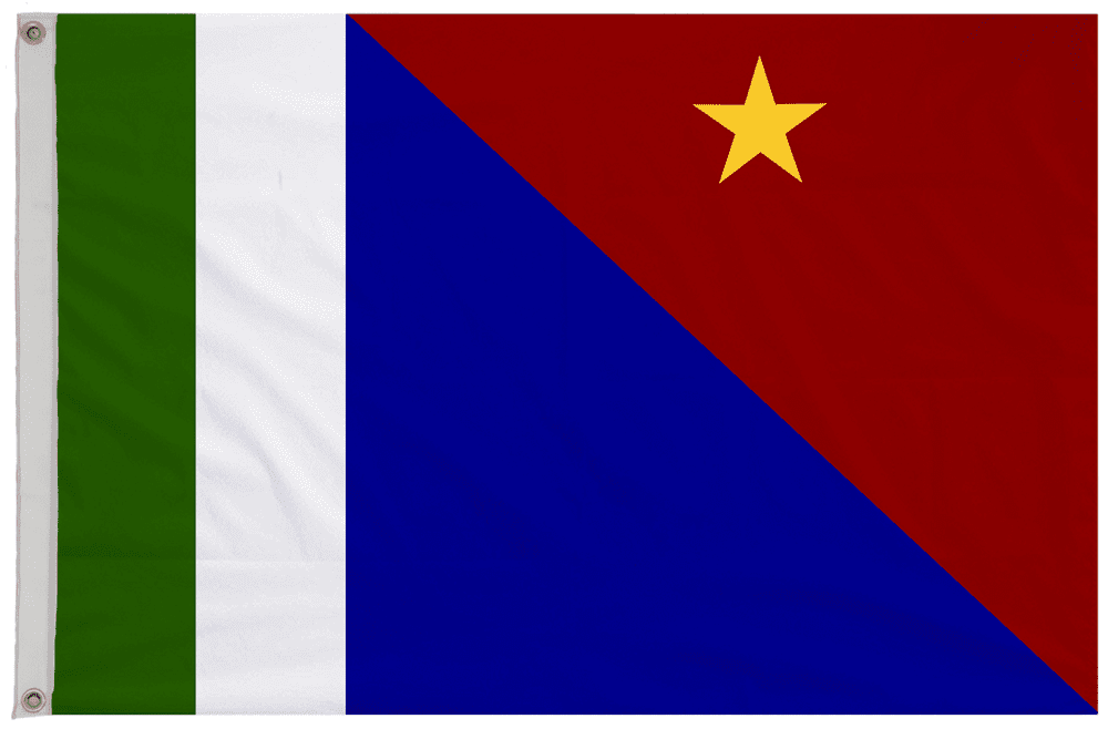 Milne Bay Province Papua New Guinea Flag with Eyelets