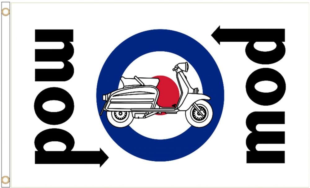 Mod Target Scooter Polyester 5 x3 Flag
