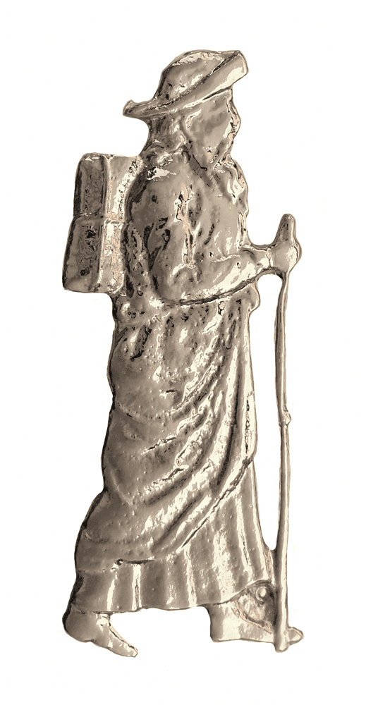 Moses The Traveller Nickel-Plated Orange Order Symbol For Collarette - W050