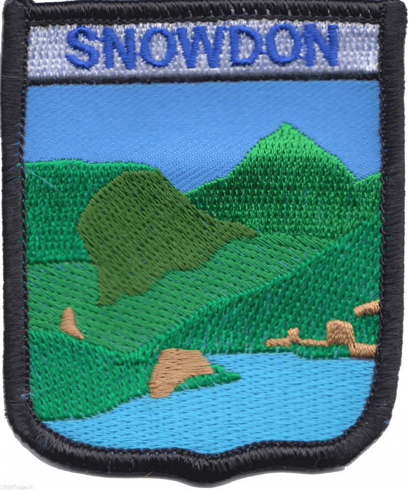 Mount Snowdon Snowdonia National Park Embroidered Patch