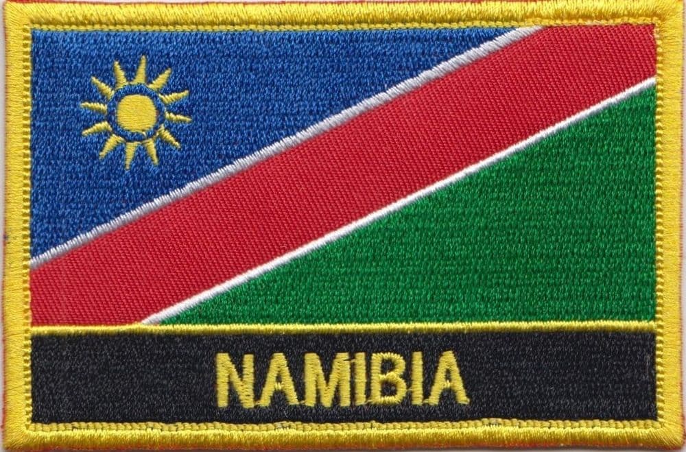 Namibia Embroidered Rectangular Patch
