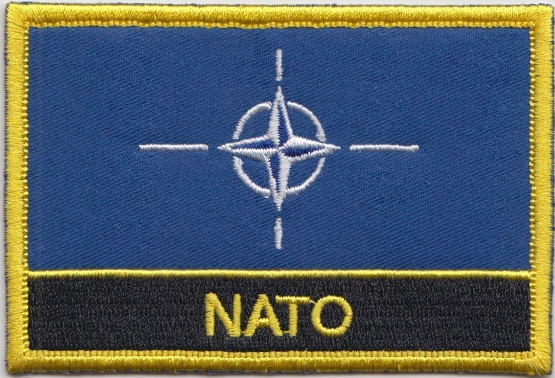 NATO Embroidered Rectangular Patch
