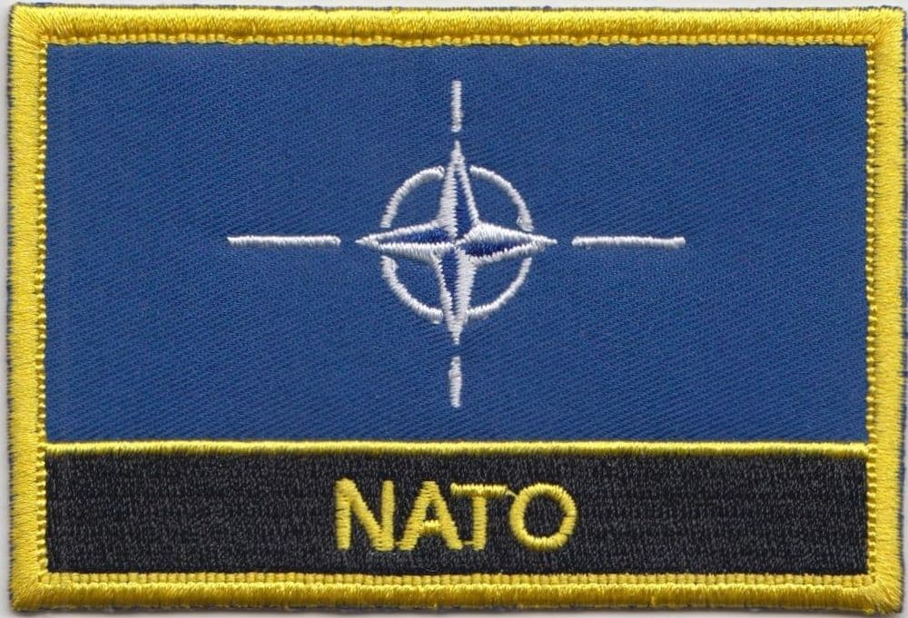 NATO Embroidered Rectangular Patch