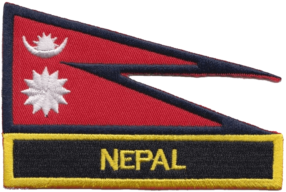 Nepal Embroidered Shaped Patch