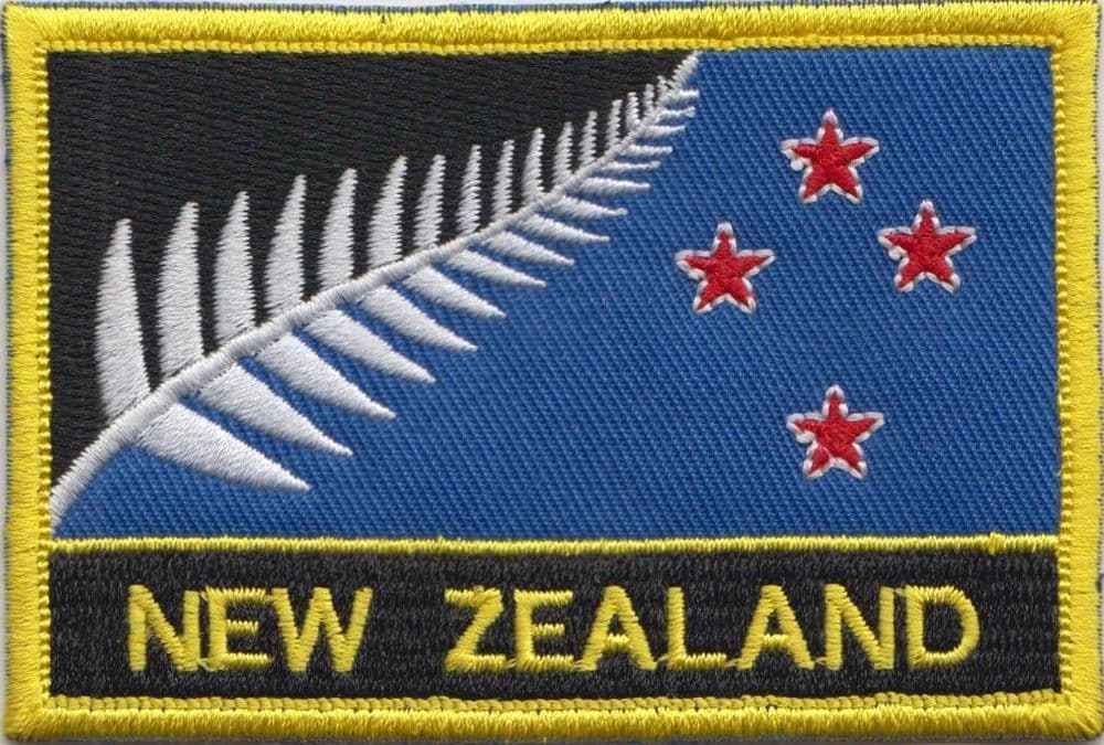 New Zealand Flag Proposal 2016 Embroidered Rectangular Patch