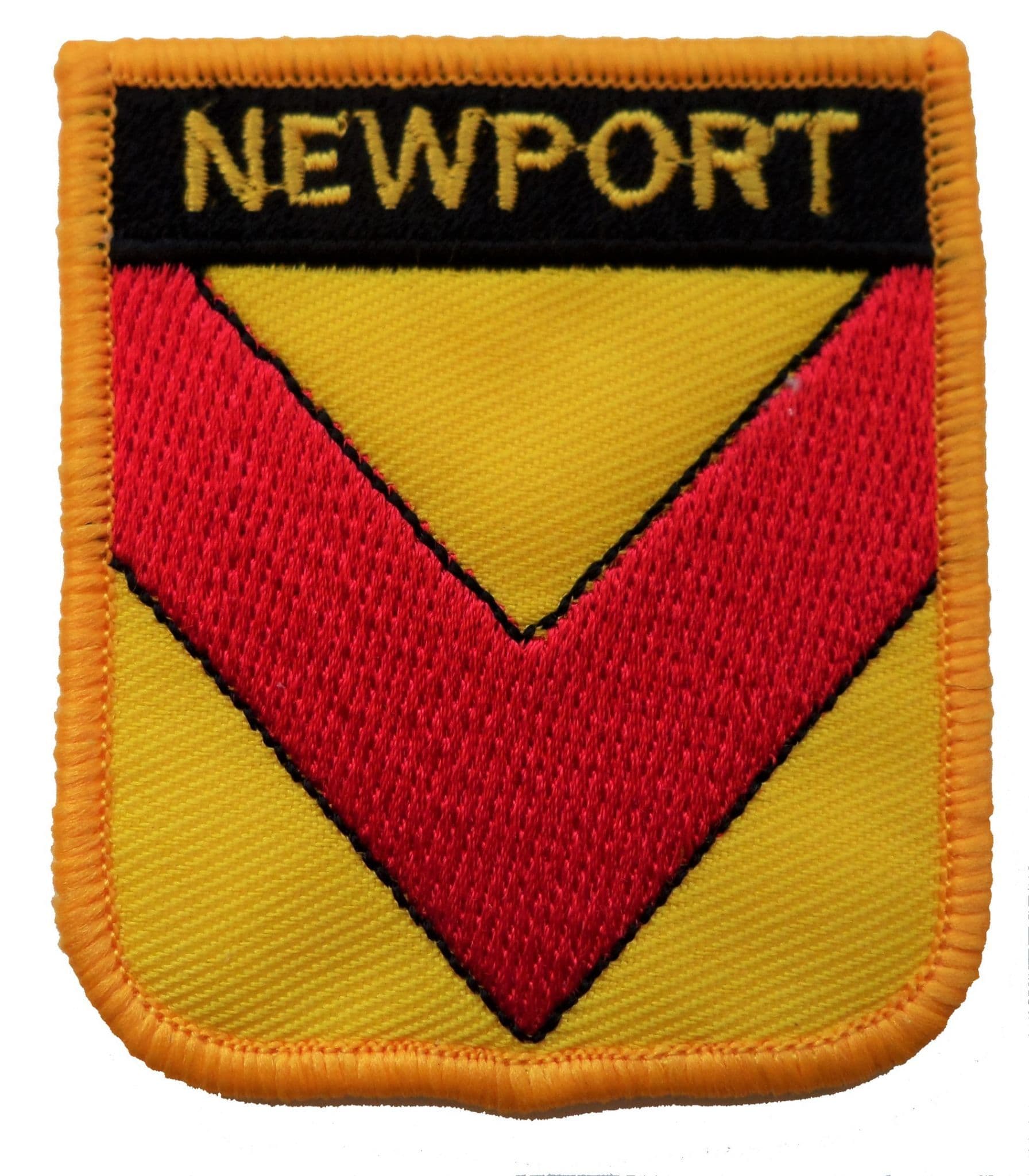 Newport Wales Shield Embroidered Patch