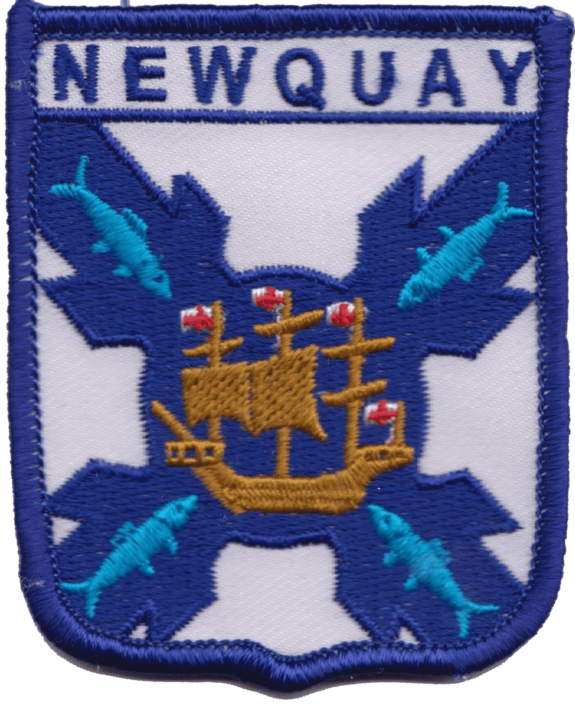 Newquay Embroidered Badge